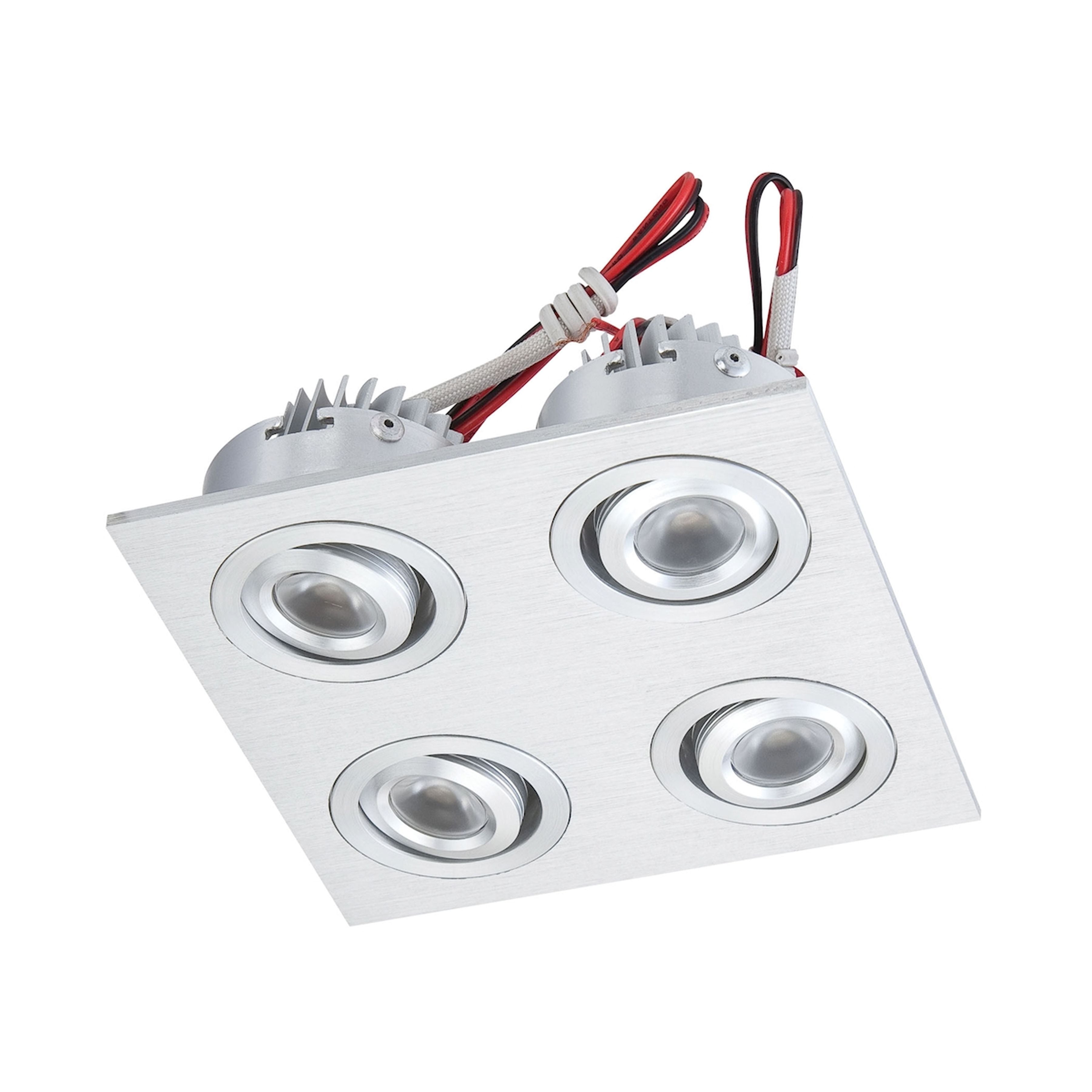 LED Squared Quad Directional Recessed Plate-Mounted LED Button ...